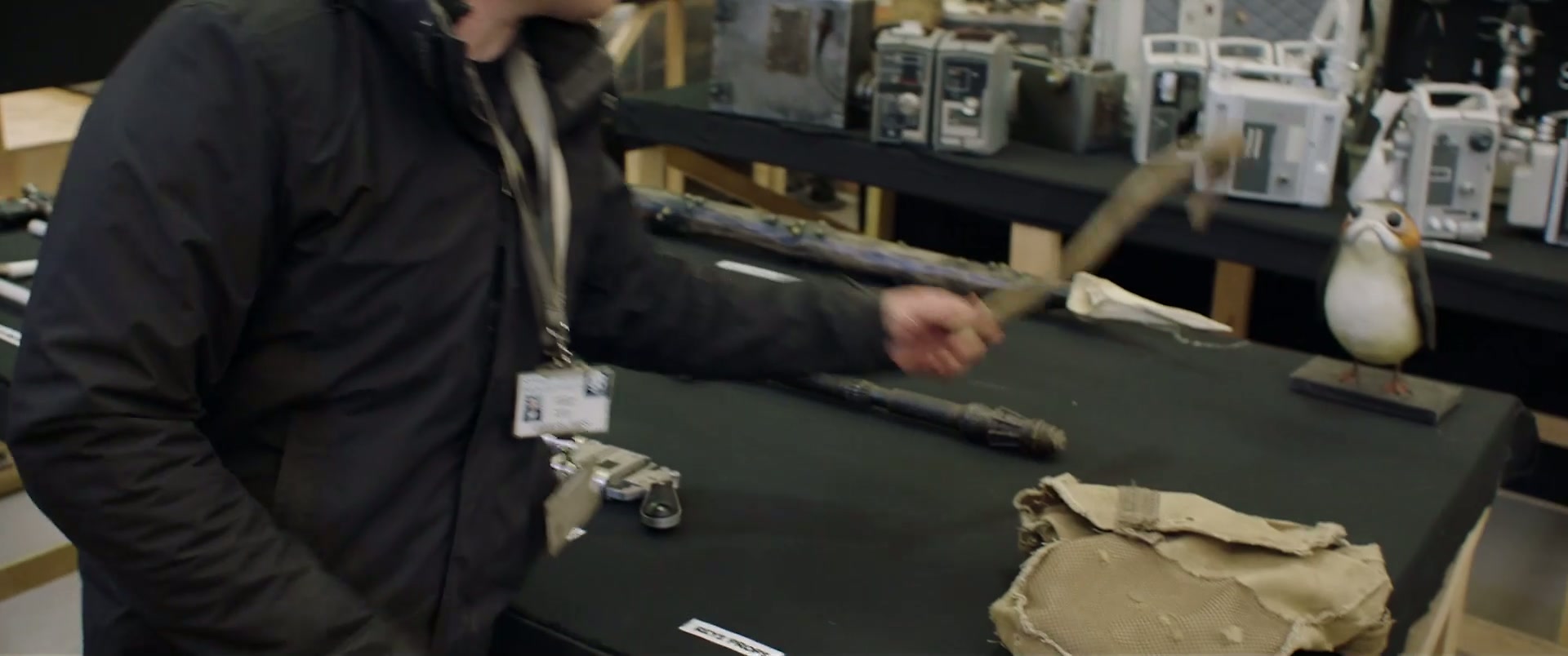 Yoda's cane, which we made for this one. - The Director and the Jedi ...