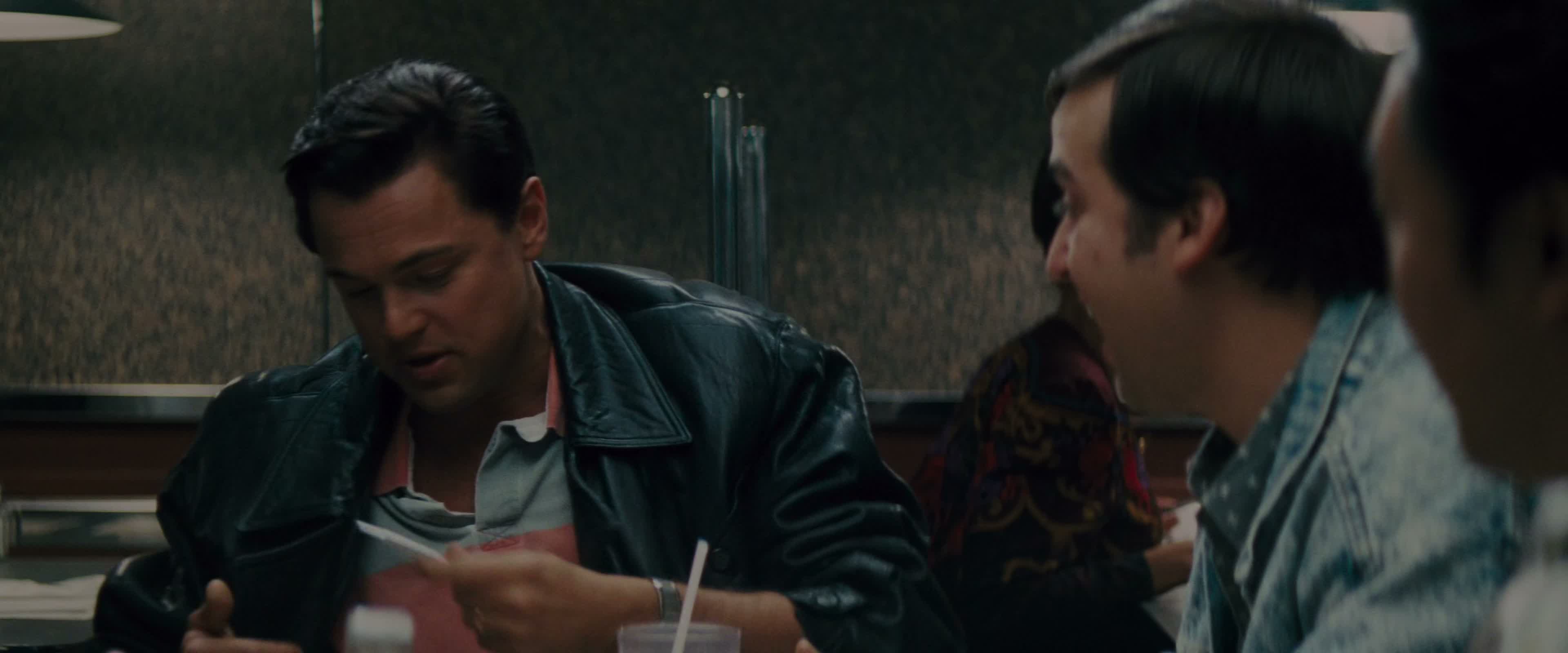 Can I finish eating first? I haven't eaten all day. - The Wolf of Wall ...