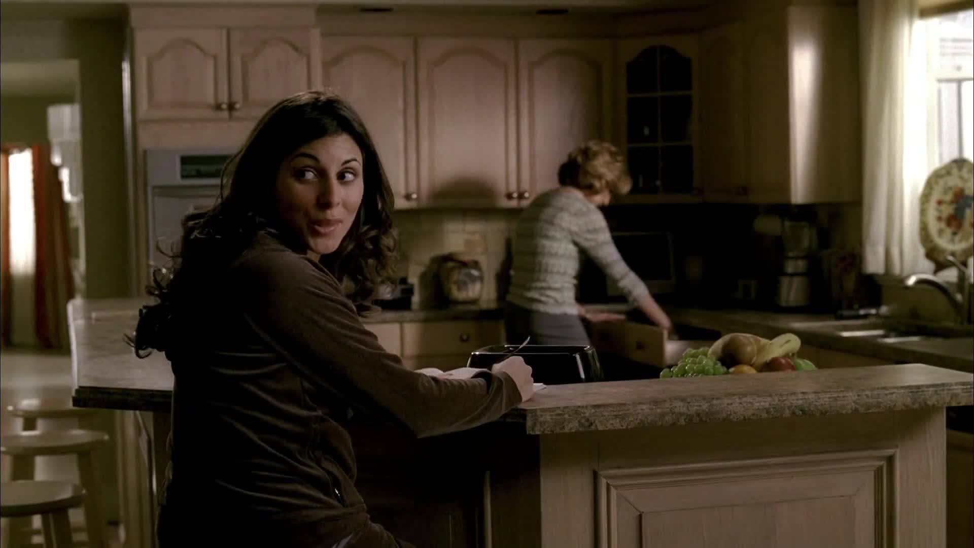 - You really slept.- Yeah. I wasn't asleep. You want some oatmeal? I'll ...