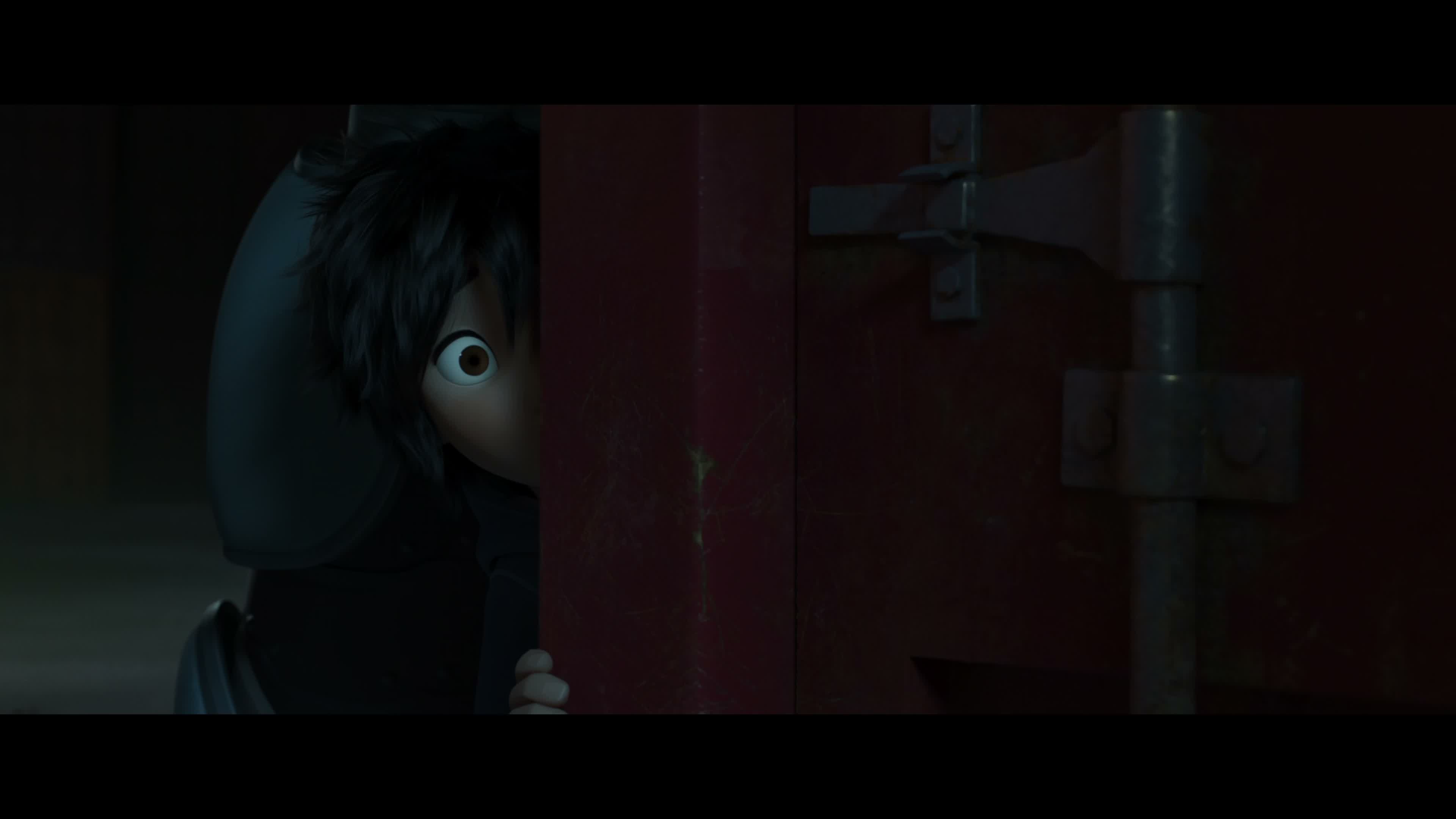 Your heart rate hasincreased dramatic... Shh! Okay, Baymax,time to use ...