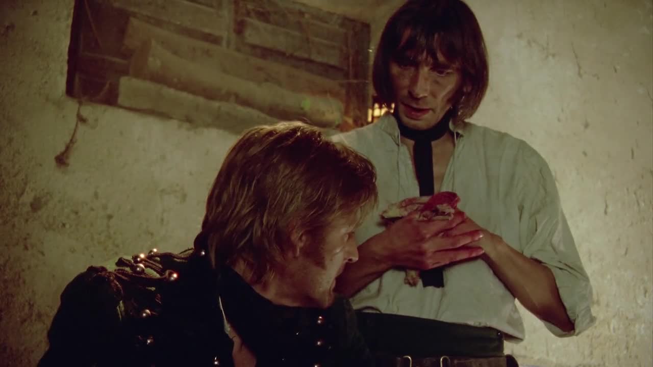 "You're in my light, damn you, Hagman! I beg your pardon, sir. But it's ...