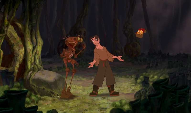 "But then - then you gotta know - about the treasure? Treasure? Yeah ...