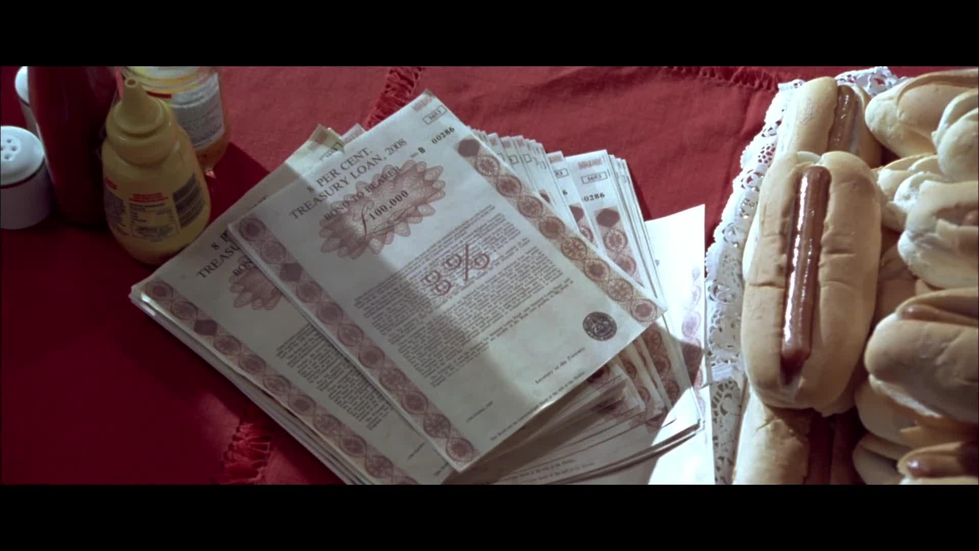 "Twenty million in bonds. Untraceable. What? Is that supposed to be ...