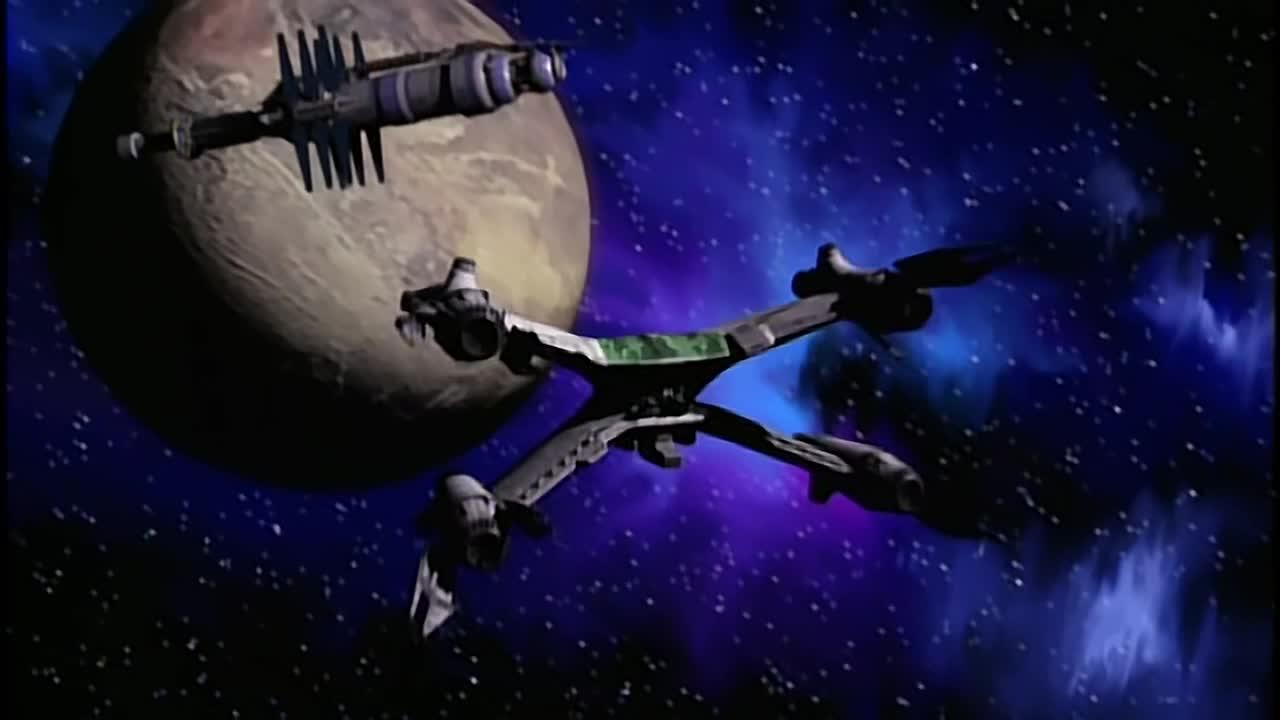 "Alpha Seven coming into range. You're clear to dock.Proceed to main ...