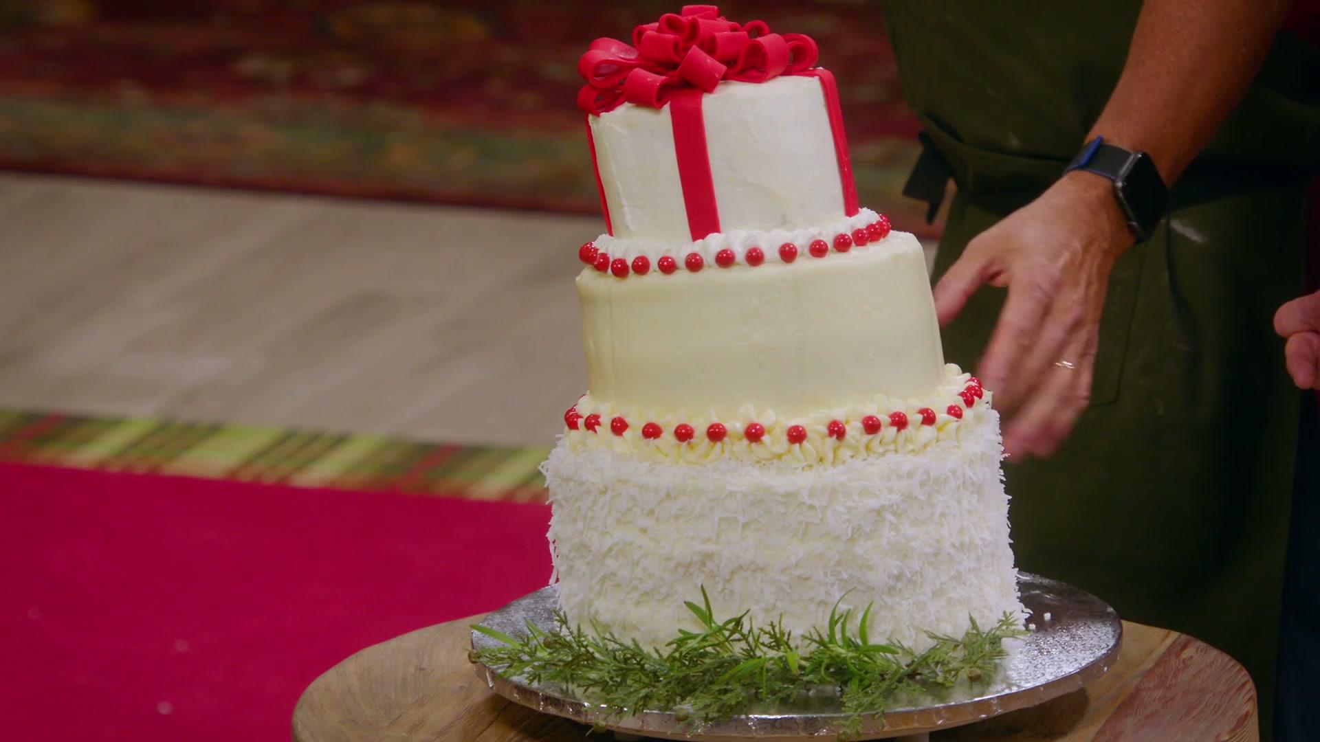 And the past cakeis a coconut cake, because that's my wife's favorite ...