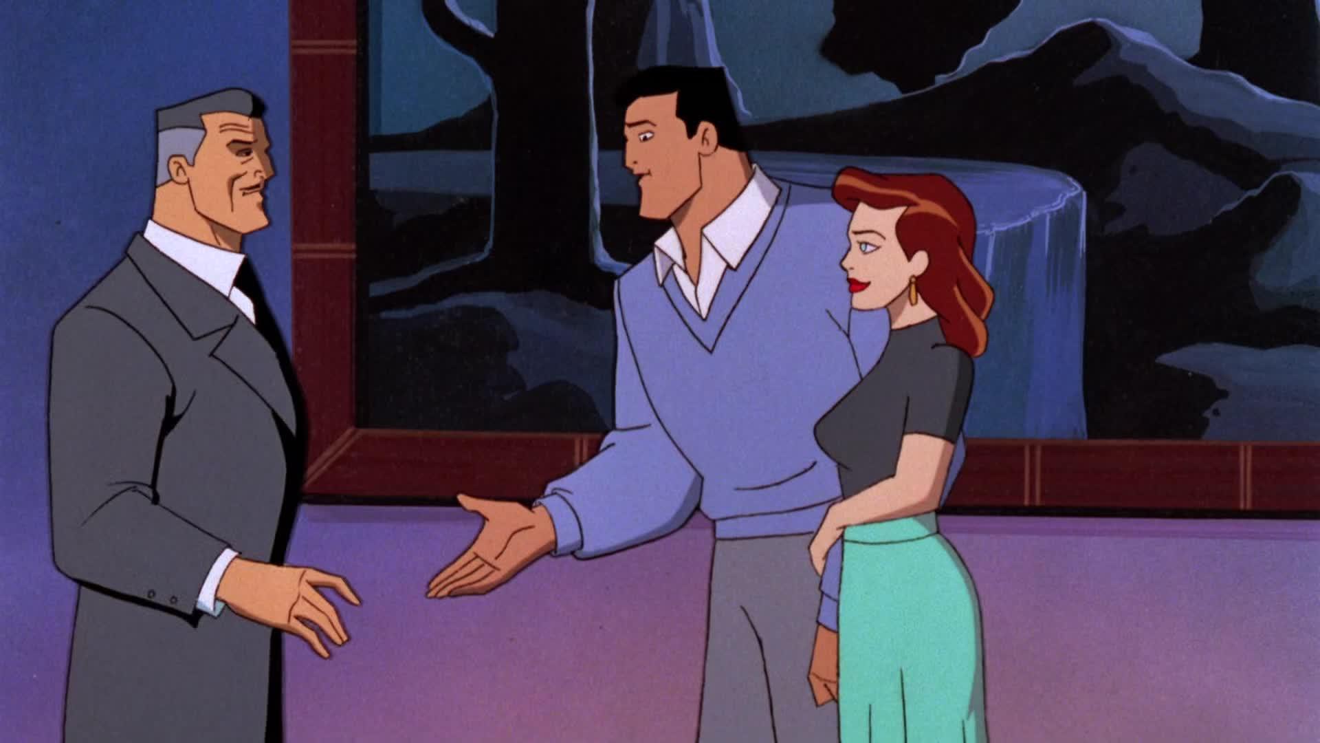 At last I meet the elusive Bruce Wayne. Nice to meet you, sir. Sir? Oh ...