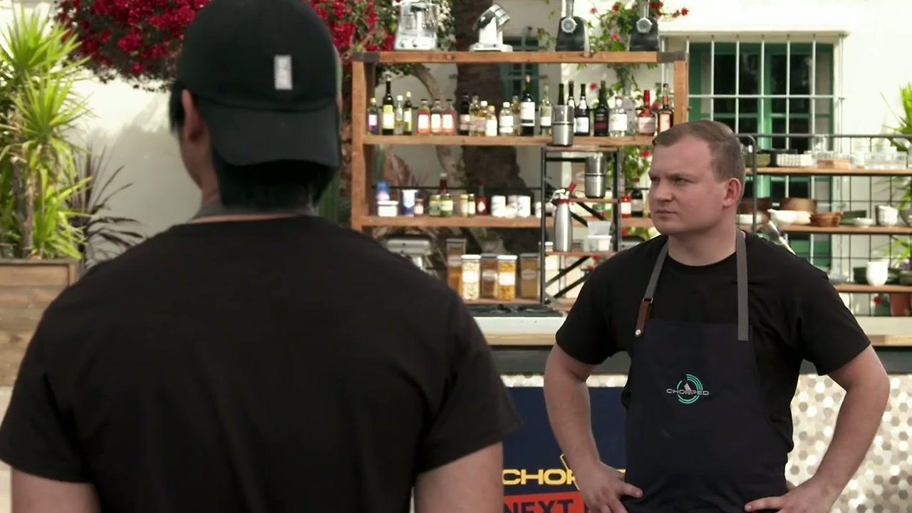 -Both wrong.-You're representing all the younger chefs at homeright now ...