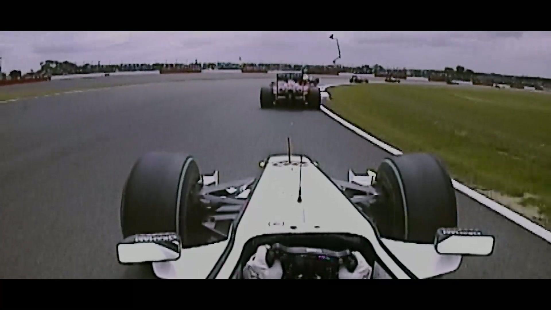 -Button there really wrestling the car.- What we were seeing as a bit ...