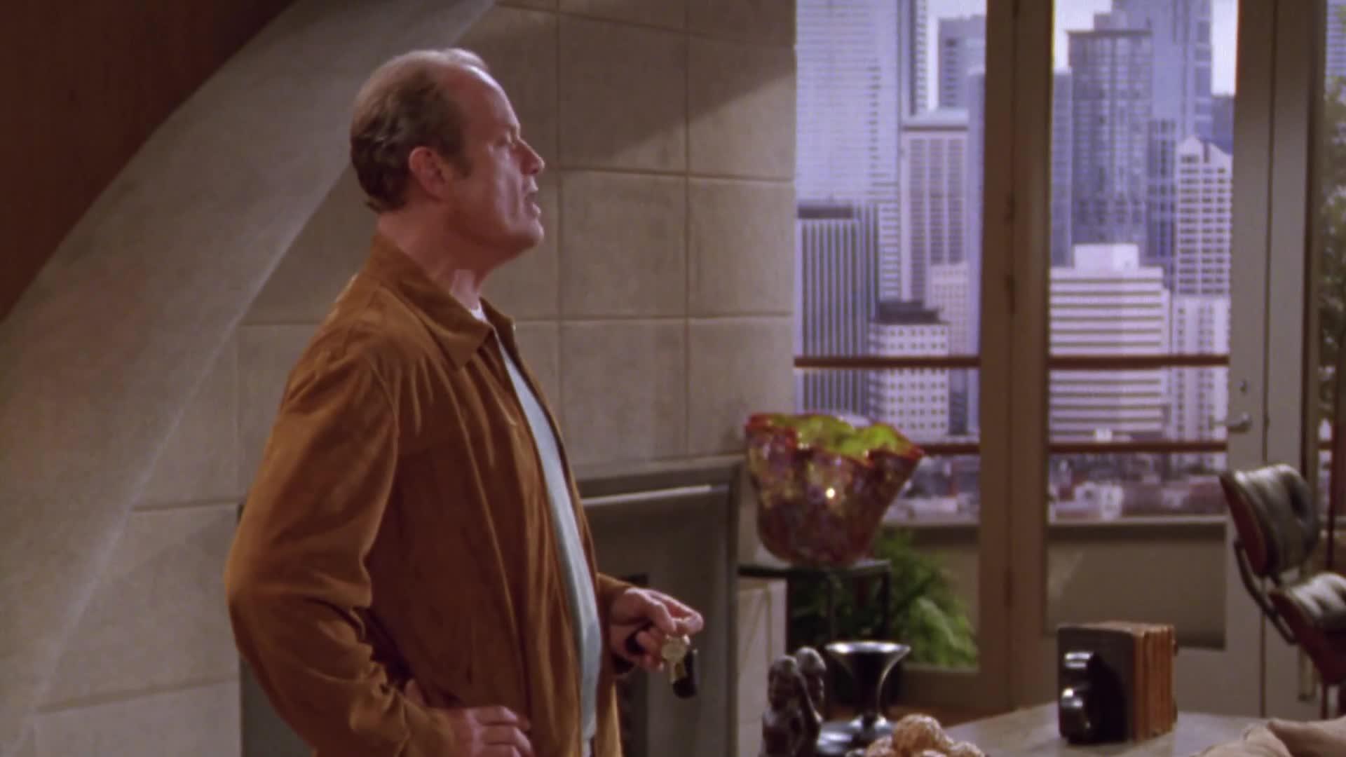 "Chop, chop, Dad. Let's move. Last time I was late for the Farmer ...