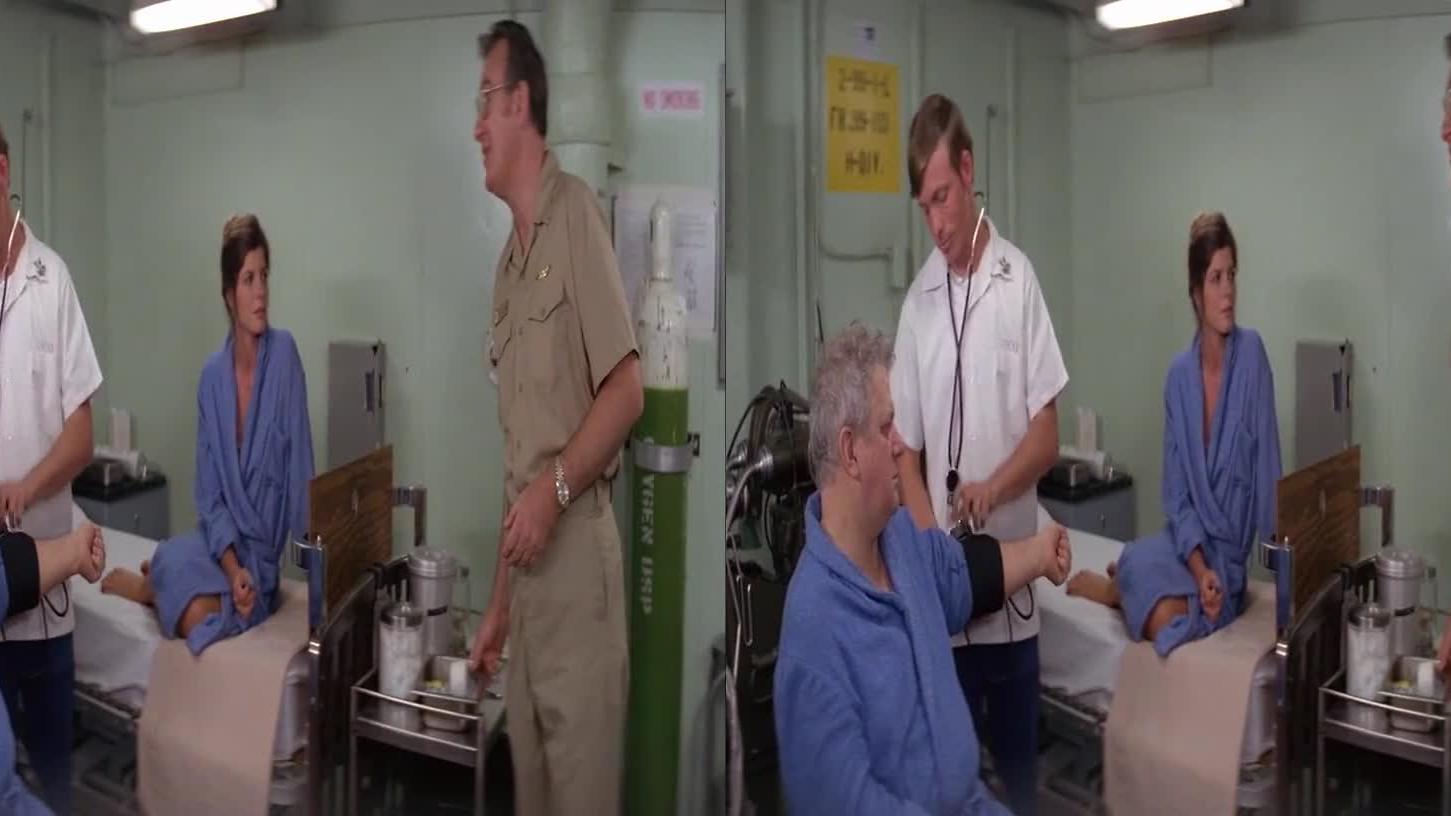 "- Everything all right here?- You in command of this ship? Oh, hardly ...