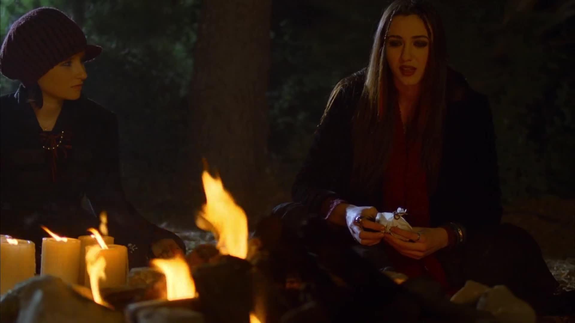 "Fire, water, moon, and sun.We come to you all as one. The wrath and ...