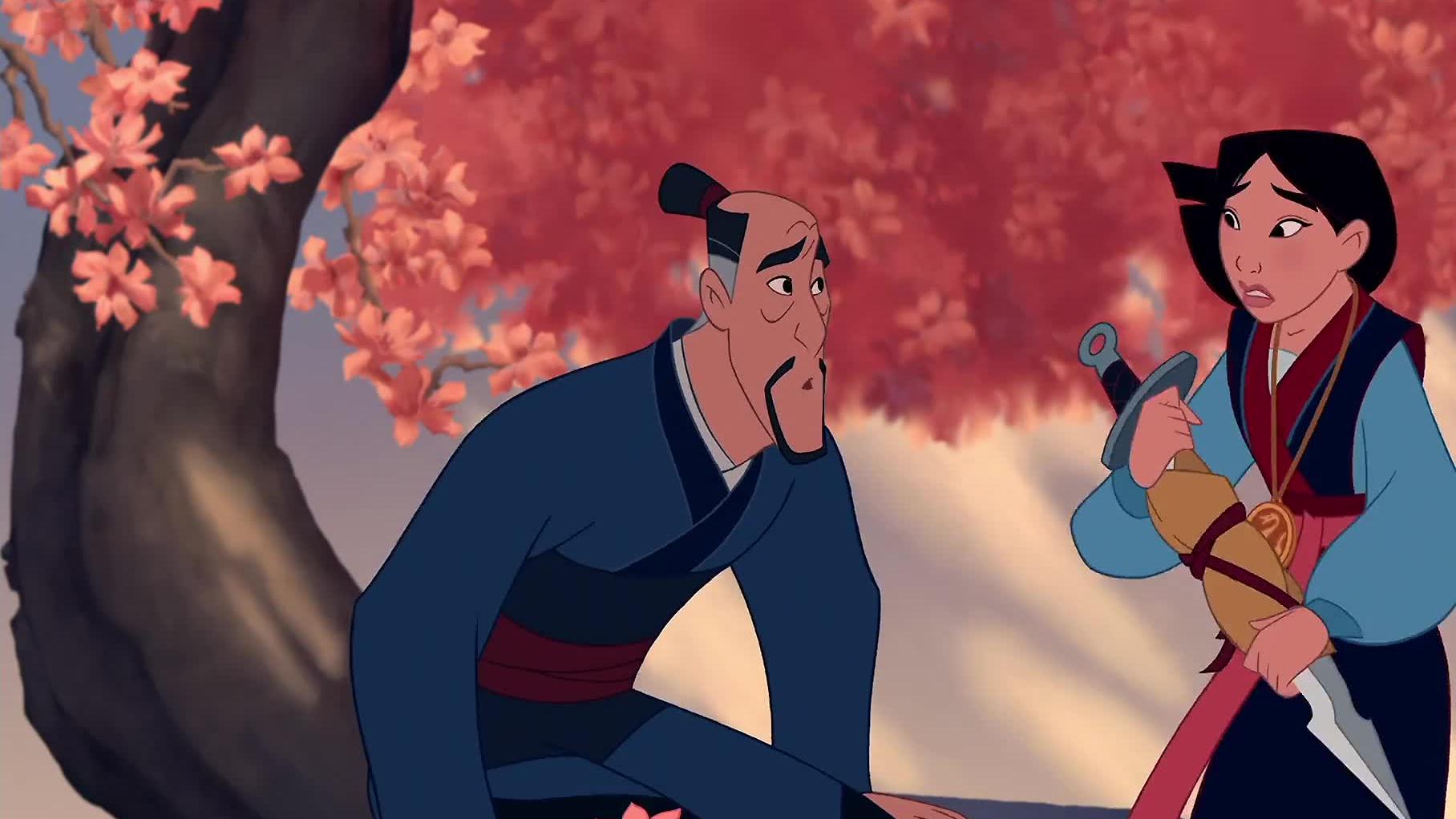 Mulan! Father, I brought youthe sword of Shan-Yu. And the crest of the ...