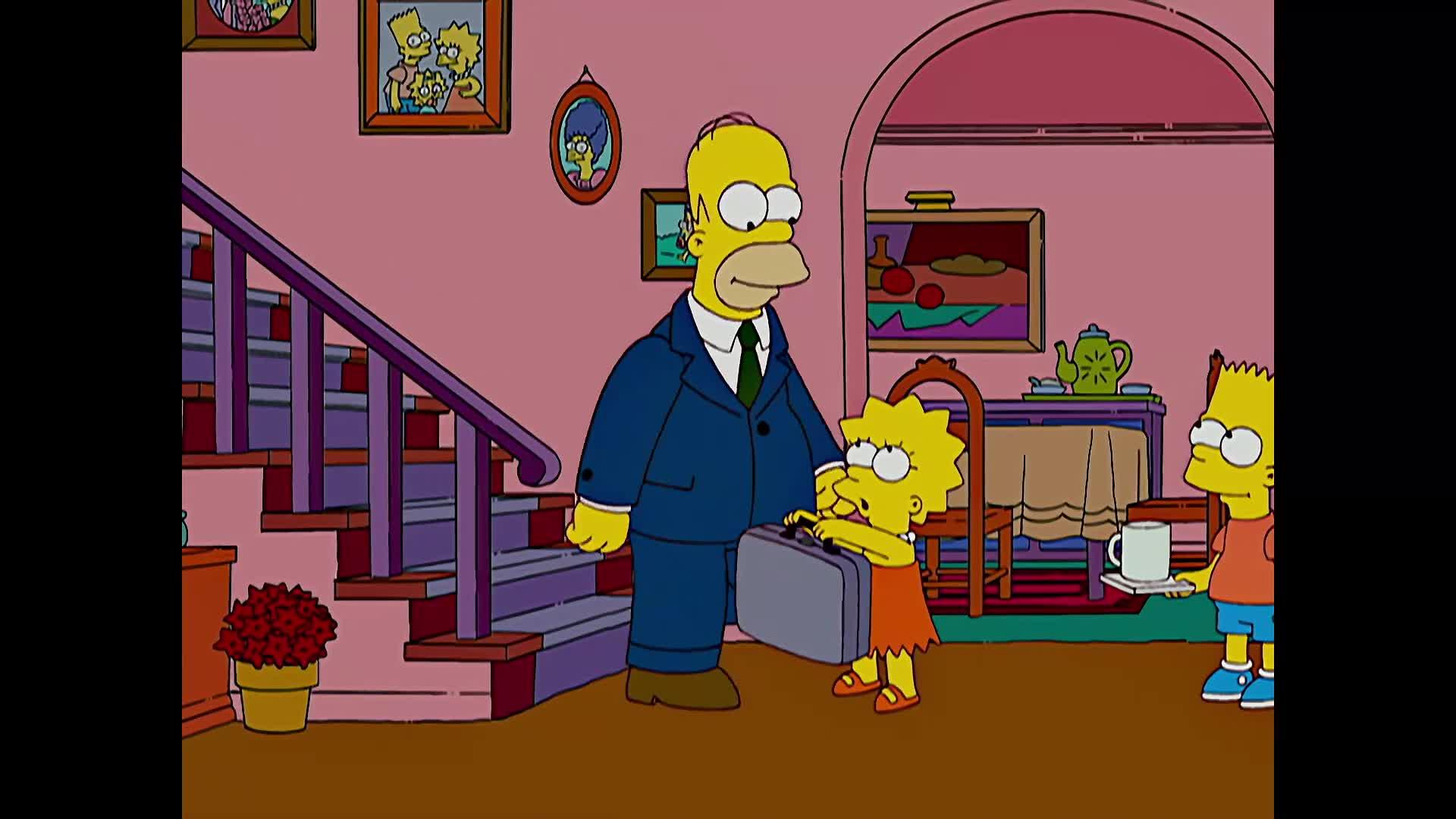 "Good luckon your first day, Dad. Give ’emhell, Homer. We’re all so ...