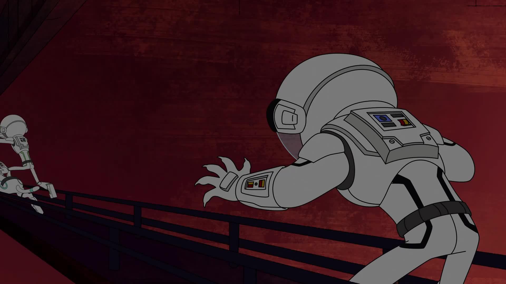 Guys? (PANTING) (SCREAMS) (SCOOBY-DOO HOWLING) Hang on, old buddy ...