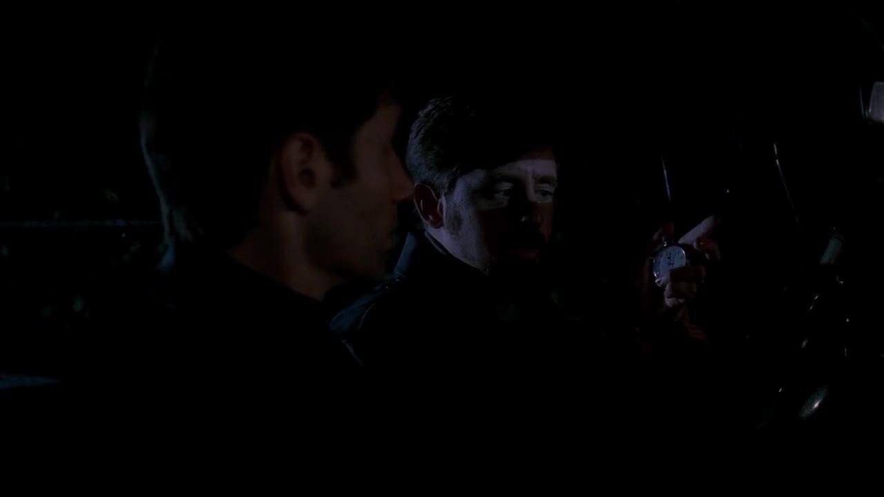 "He'll double back in 54 seconds. Frohike, where are you guys? In the K ...
