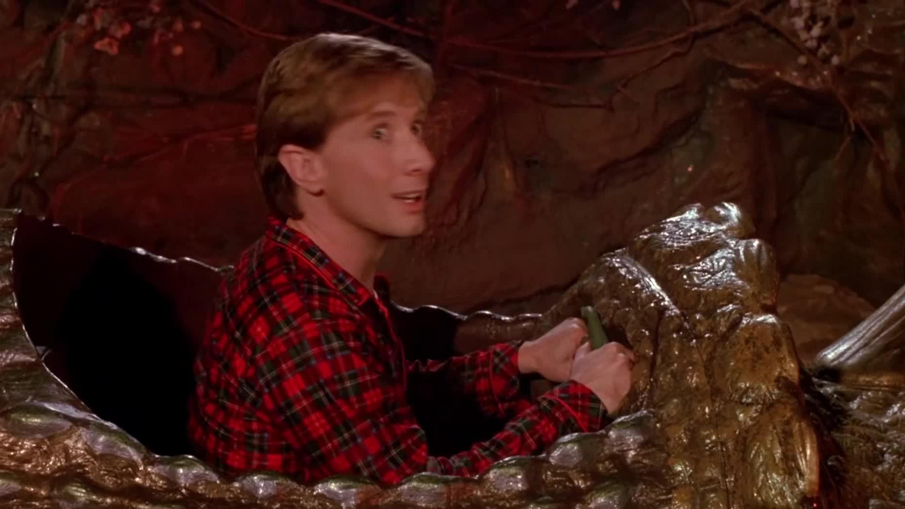 Hello. I'm Terrythe Pterodactyl. I'd turn backif I were you. Larry is ...