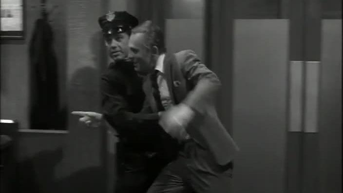 Here's another fishfor the tank, Sergeant. Got a roll on him bigenough ...