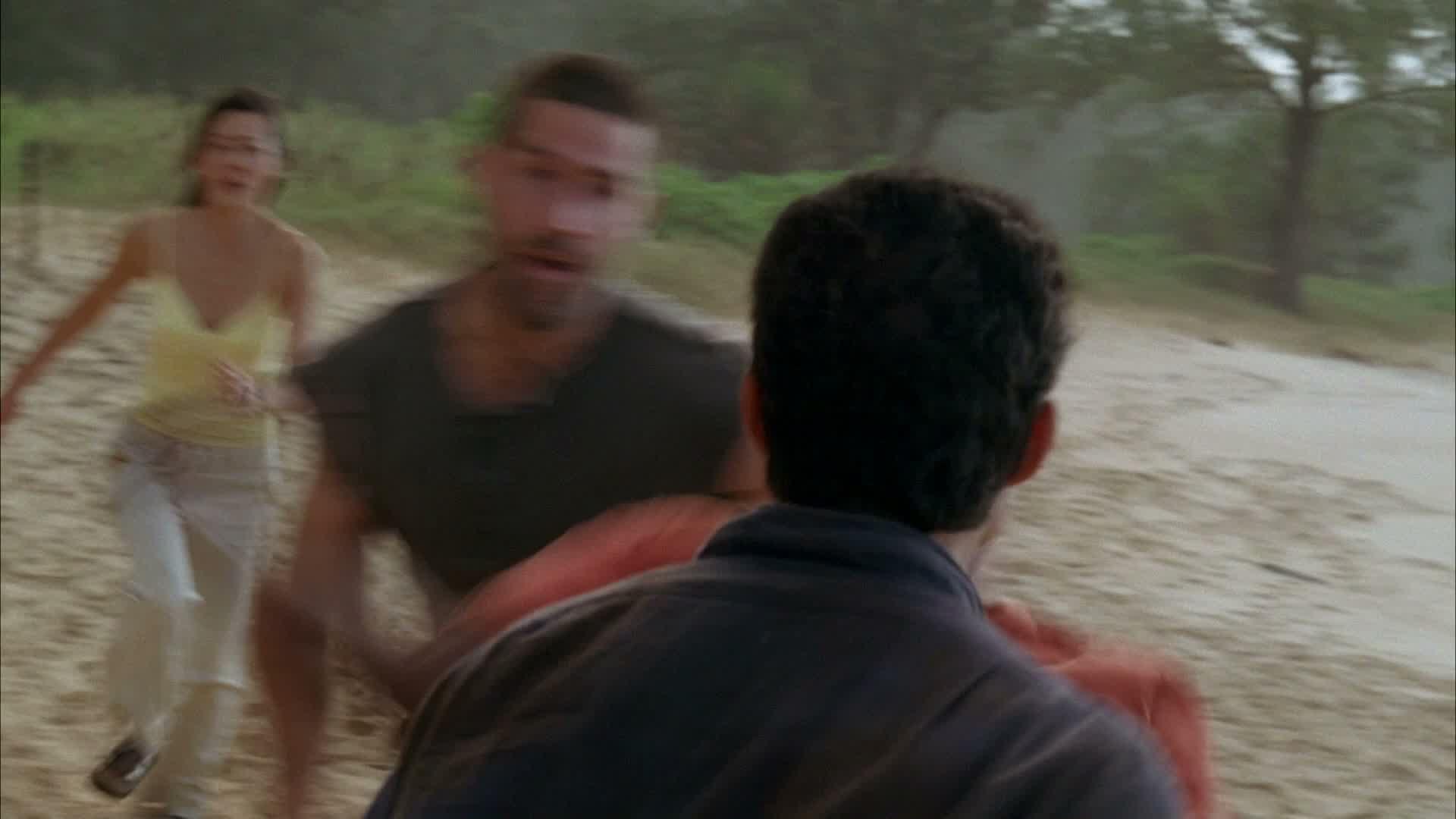 Hey! — easy, doc! One fight at a time.— he's right. This is between ...