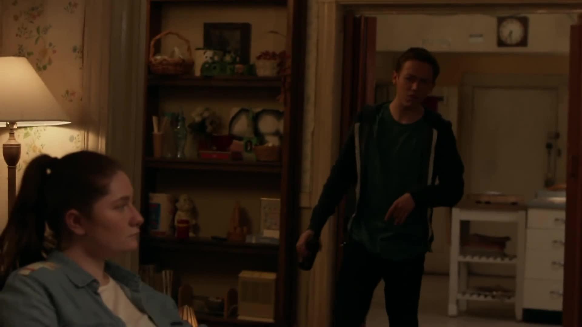 Hey. Who's the kid? Sandy's son. You decideabout the house yet? Leave ...