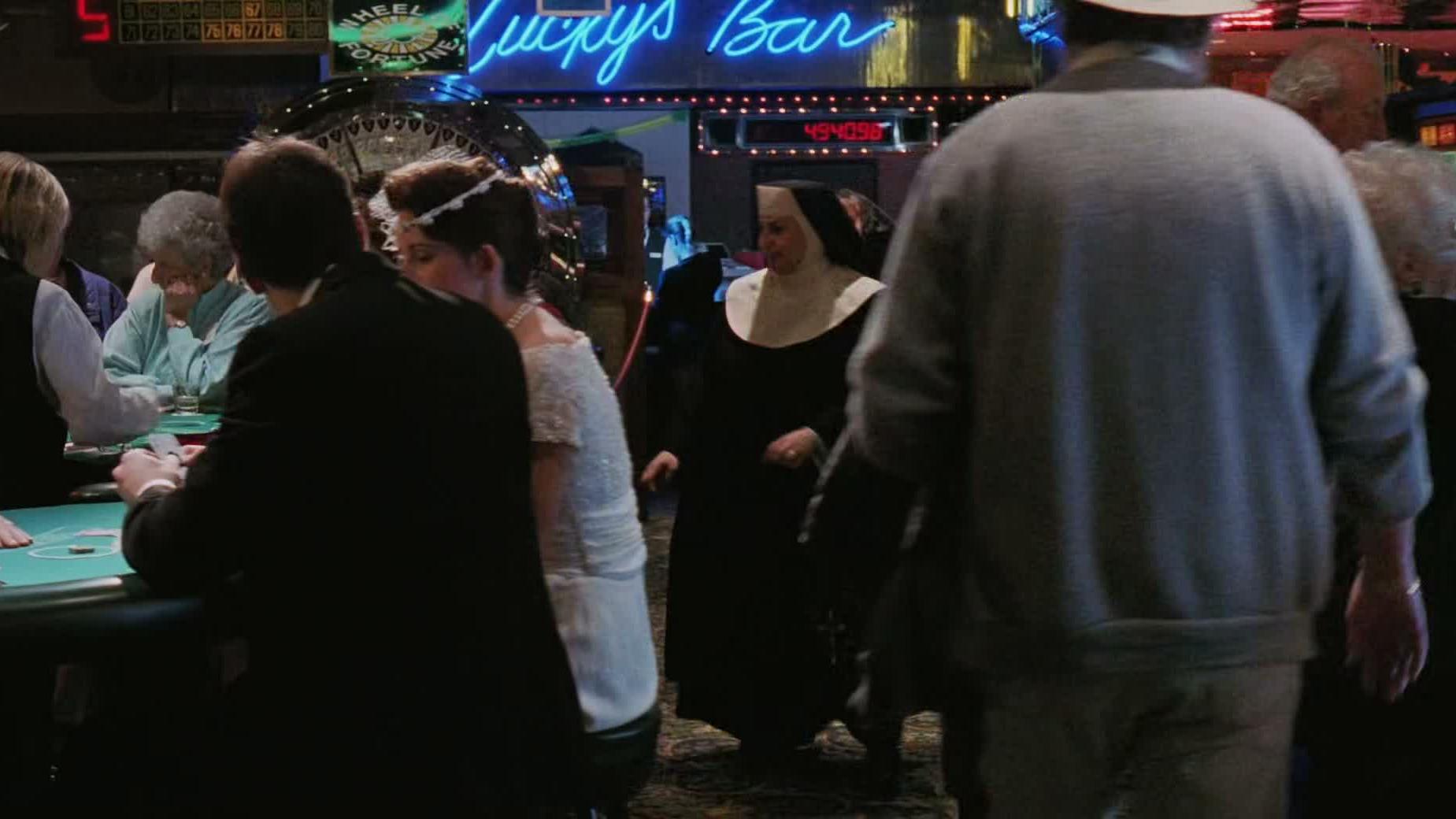 Hi, excuse me, sorry. Has anyone seen a nun? A Carmelite nun? No? Sure ...