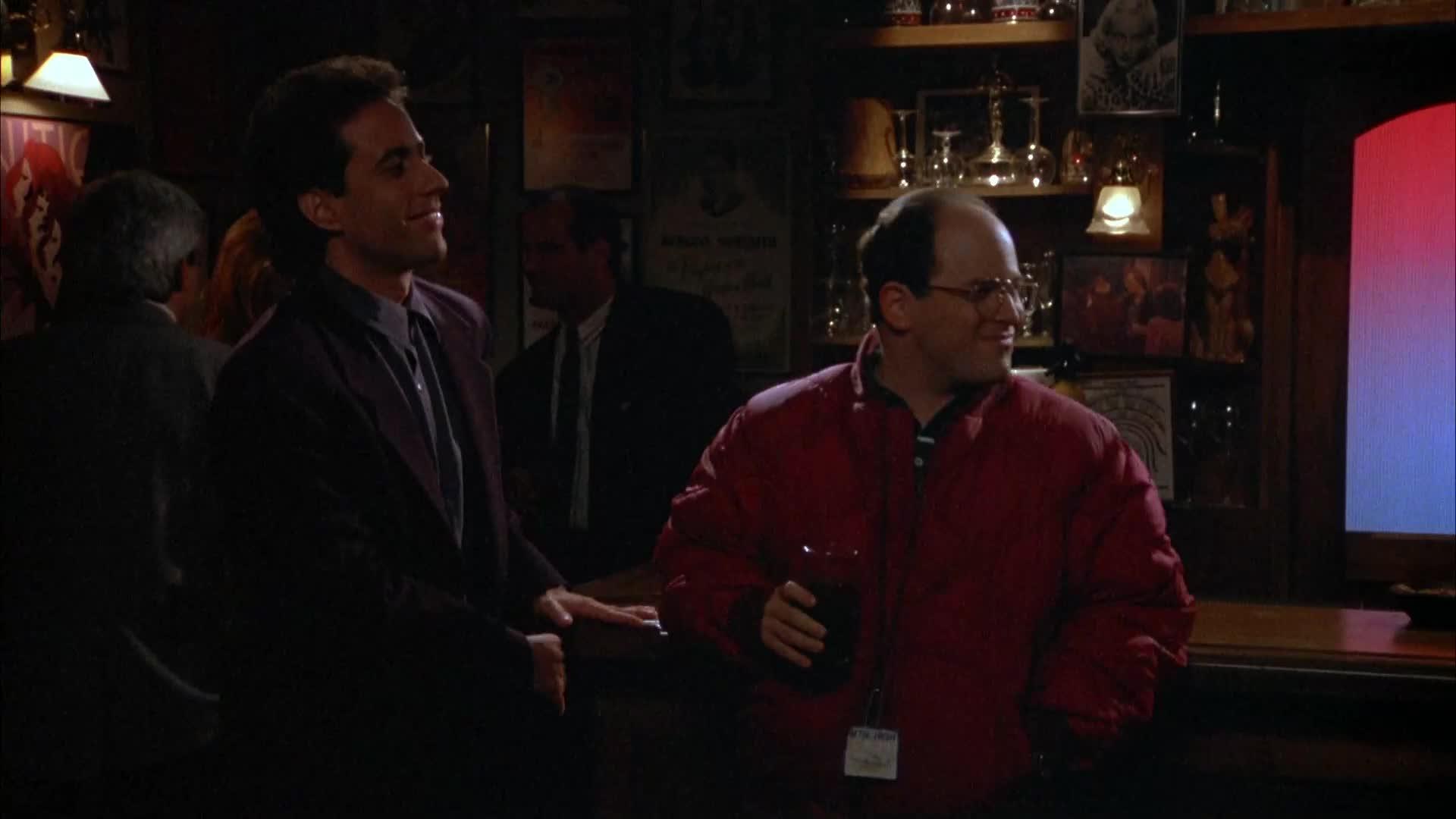 Marla! Jerry! George, Marla. Marla. George. Jerry, Stacy. Stacy. Jerry ...