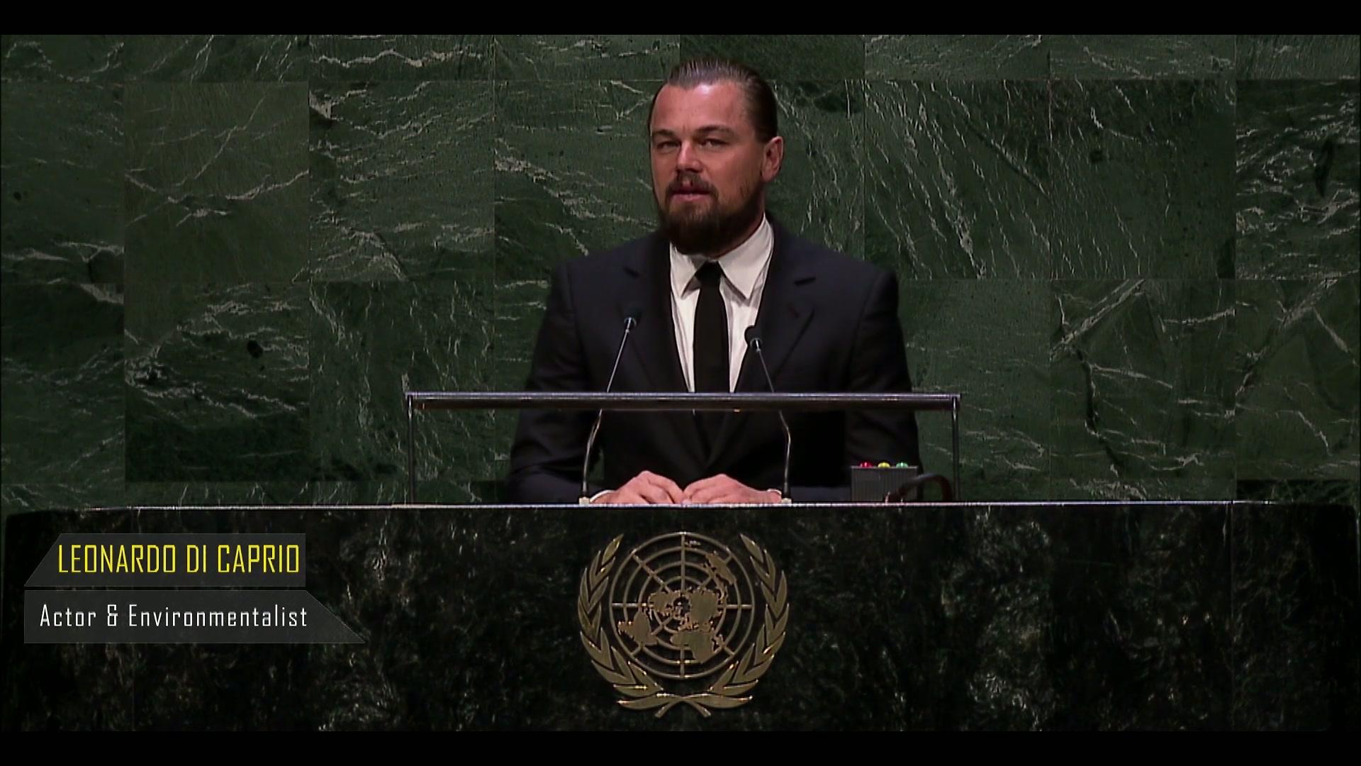 "- I believe that mankindhas looked at climate change in that same way ...