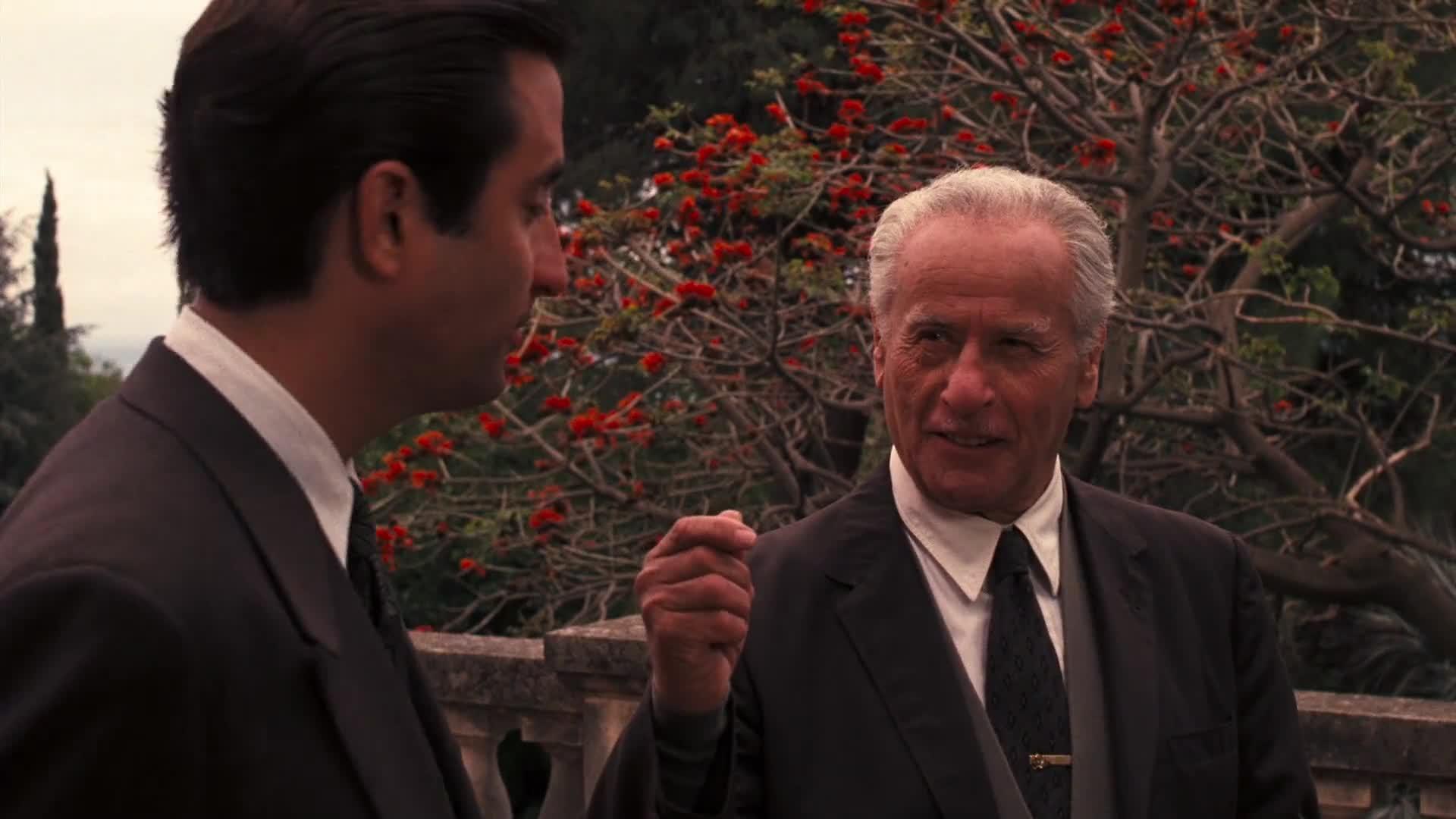 I guessed it, didn't I? You're a wise man, Don Altobello.I'll be ...