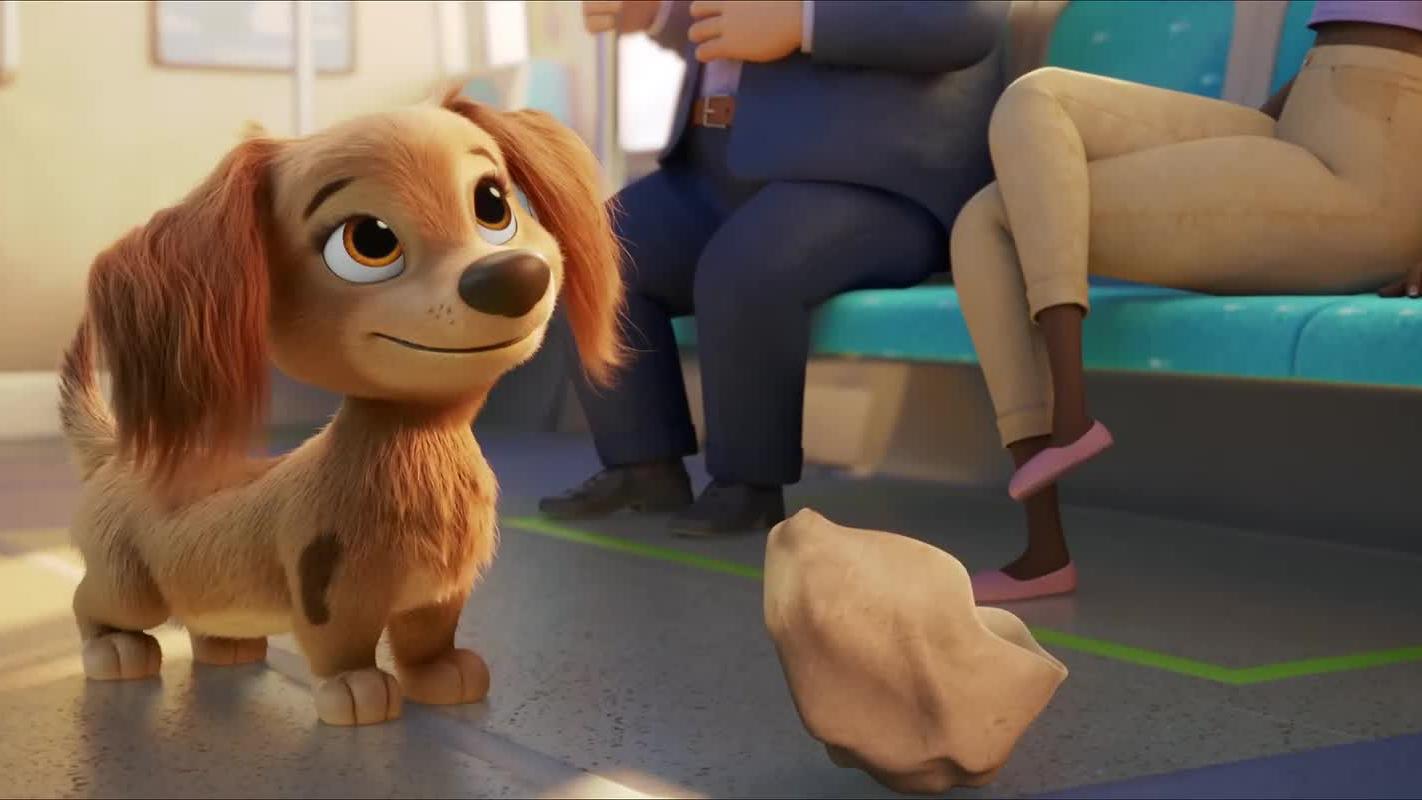 "Excuse me. You dropped something. I'm done with it! Buzz off, weiner ...