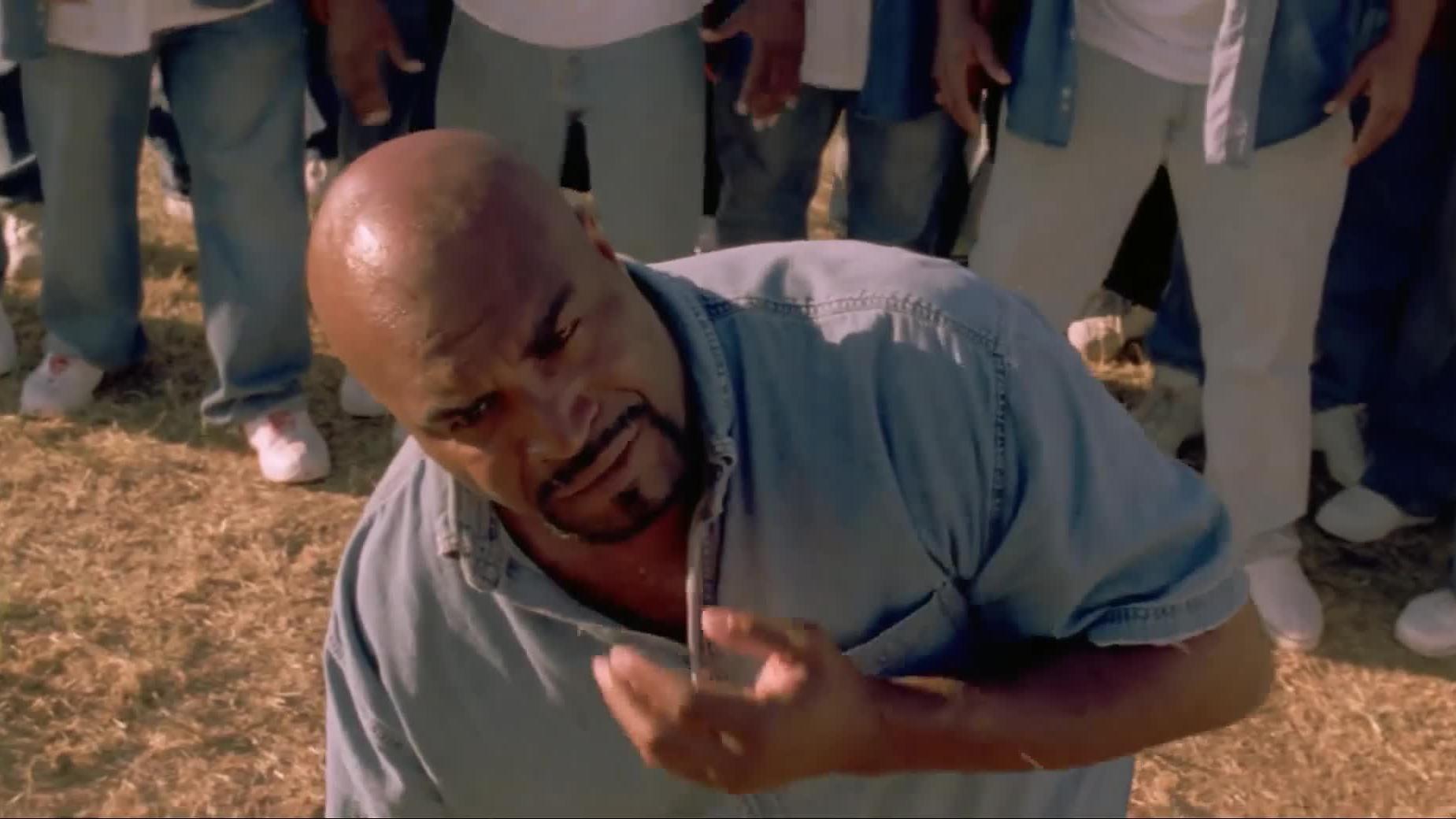 "Now pick up your gold teeth. I'm gonna let you keep them this time ...