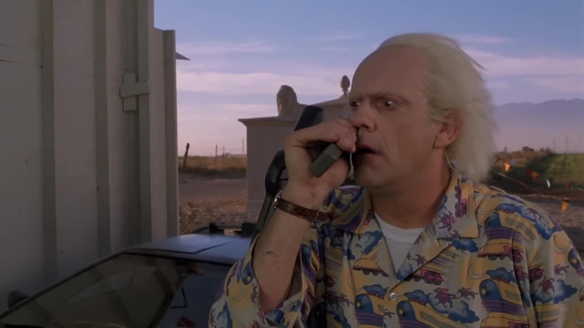 I'm trapped. Doc. Doc, come in, Doc. Marty, what's the report?Biff's ...