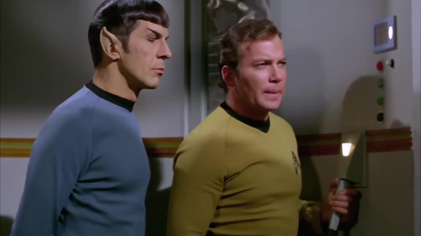 "Bridge to Captain Kirk! Kirk, here." - Star Trek quote