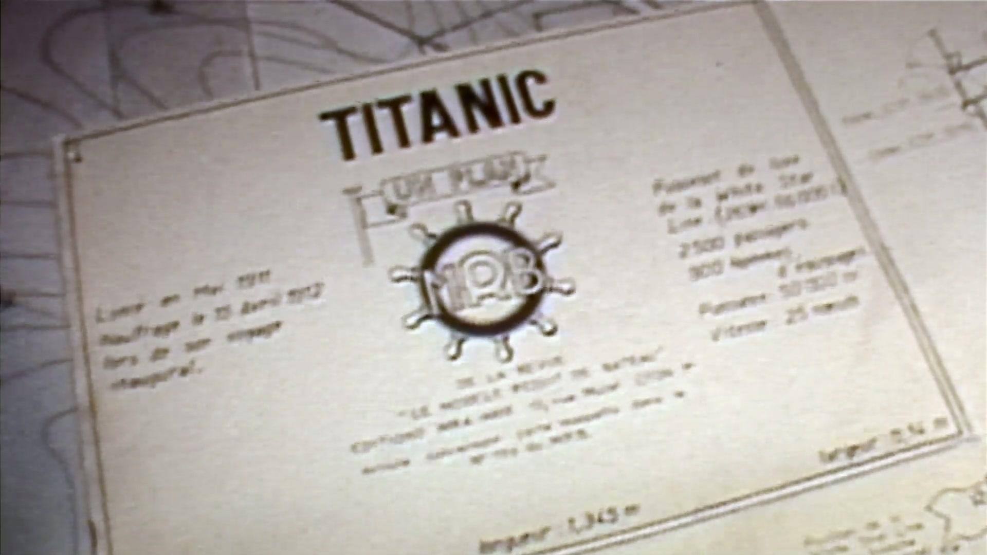 It was actuallymapping the wreckage that told me howto find the Titanic ...