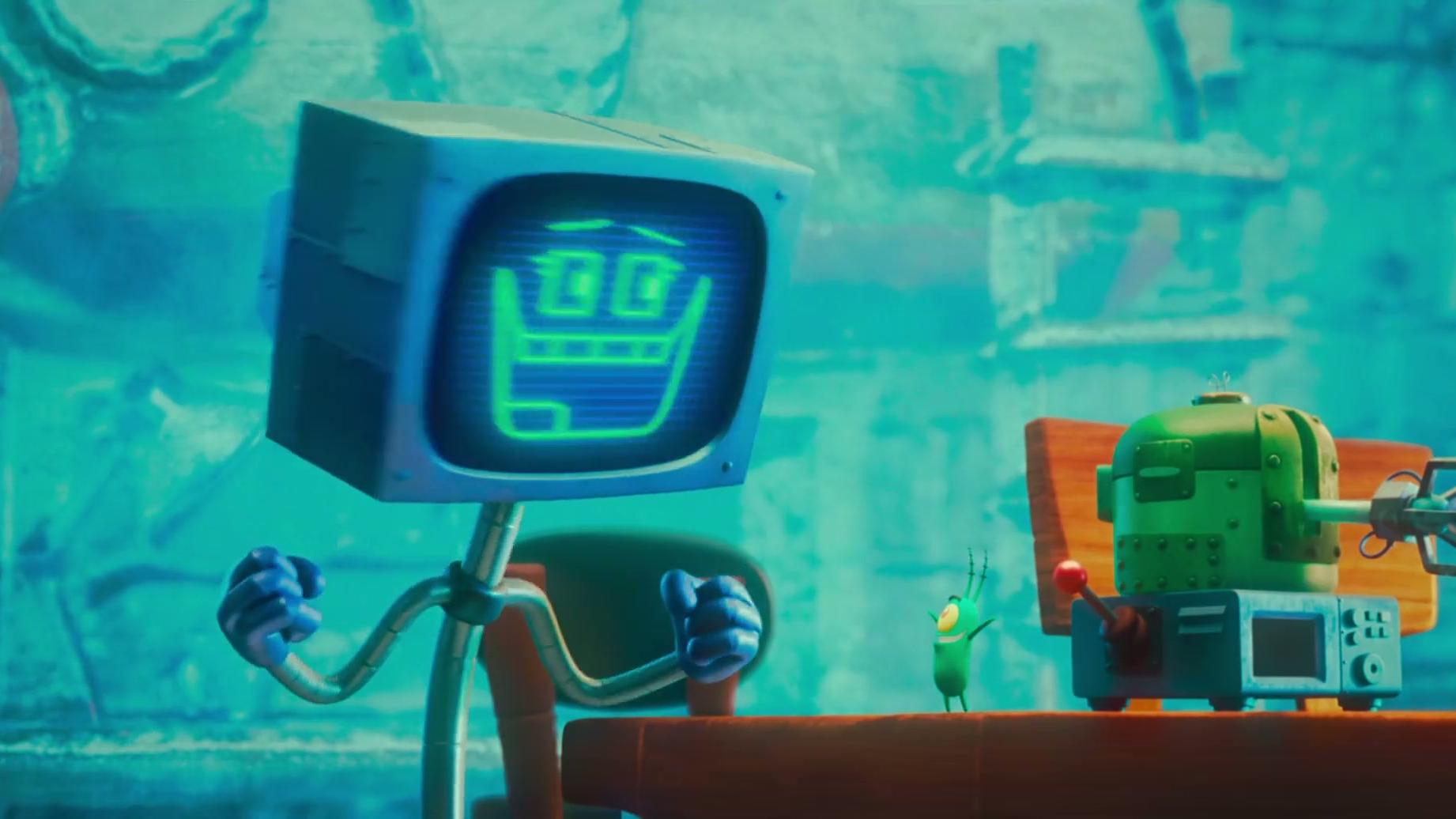 - It works!-- Why is my room frozen? - Plankton: The Movie | Clip.Cafe