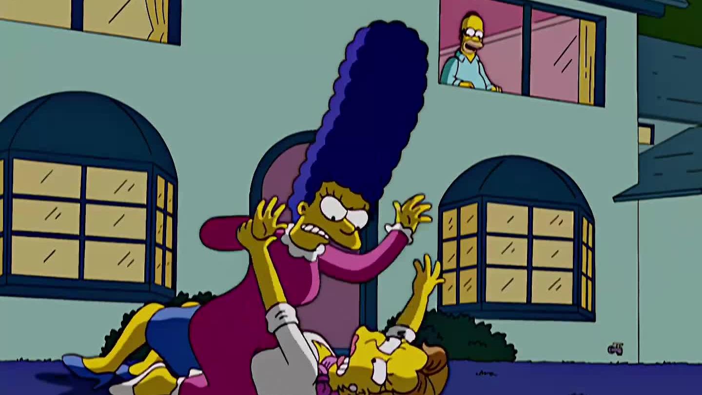 "Ladies! There is no needto fight over me. No one's fighting over you ...