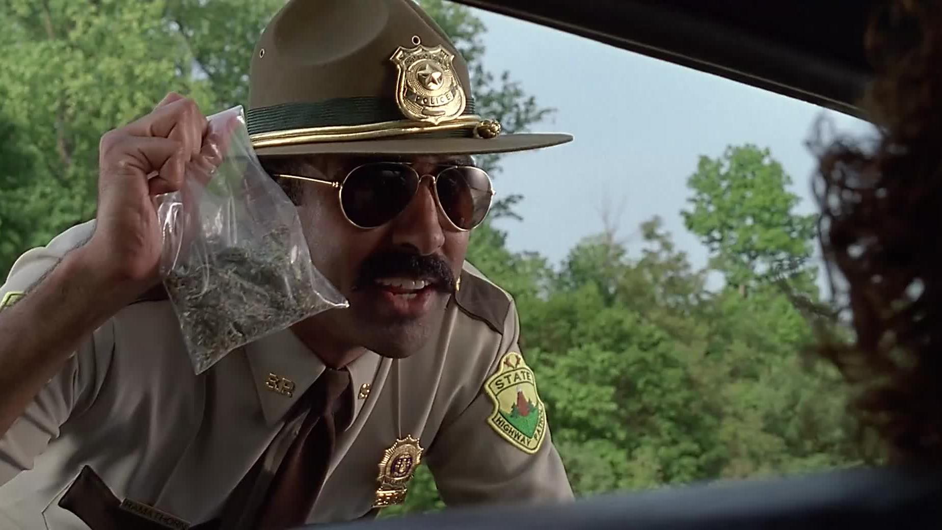 Littering and... littering and... littering and smokin' the reefer ...