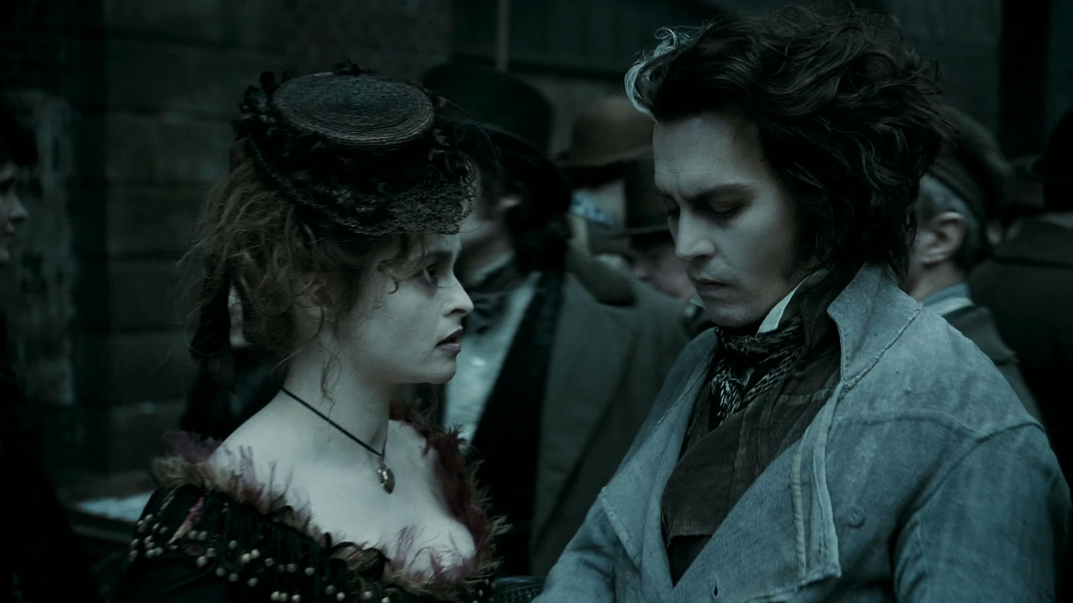 He certainly does. Sweeney Todd's Tonsorial Parlor, above my Meat Pie ...