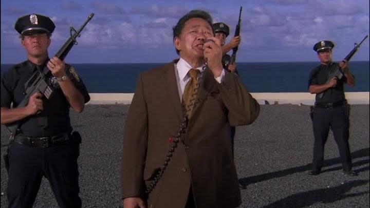 McGARRETT TO CHIN HO. READ YOU, STEVE. COME IN. EVERYTHING SET UP? ALL ...