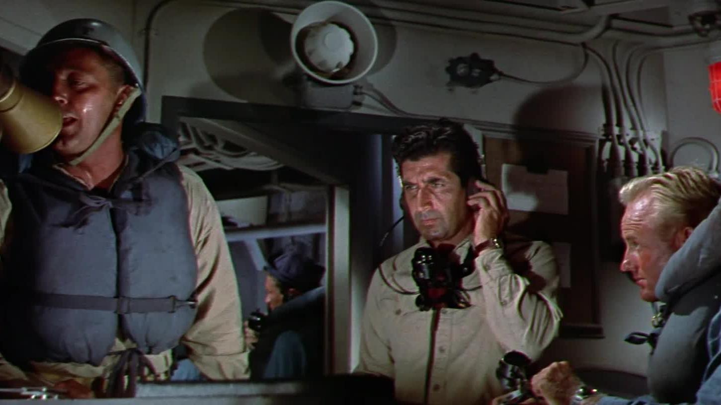 "- Mr. Ware, set depth charges to 100.- Aye aye, sir. - Target turning ...