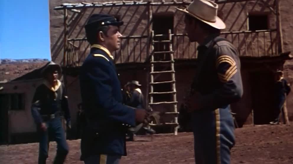 Now sergeant, I'd like to see my quarters. - Yes sir. Corporal Hassett ...