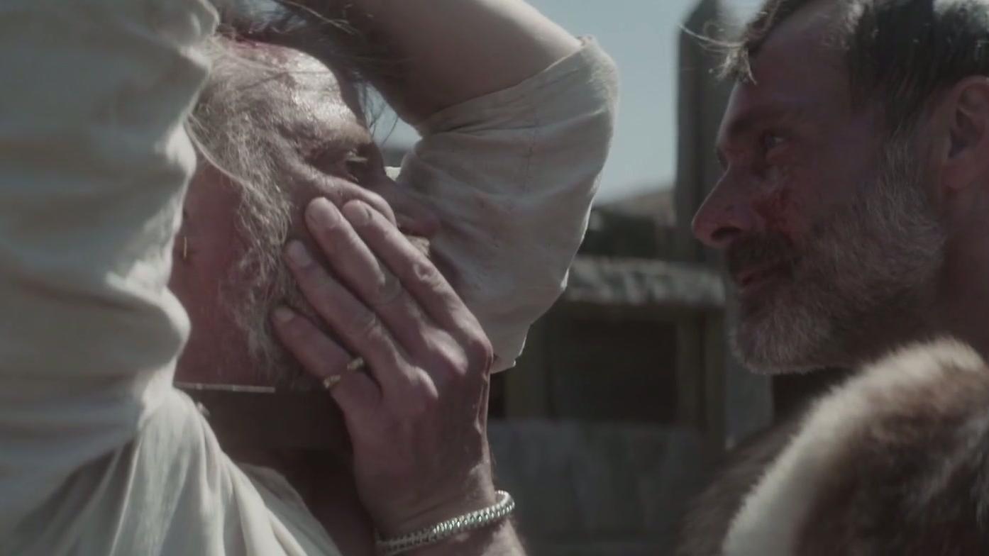 Olav, cut his flesh,and make him talk. - Viking Blood | Clip.Cafe