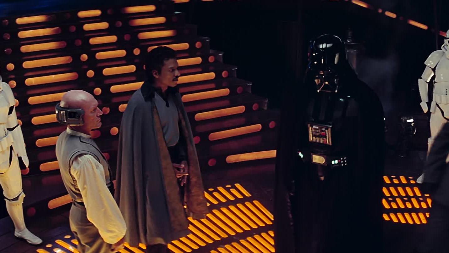 "Lord Vader, we only use this facility for carbon freezing. You put him ...