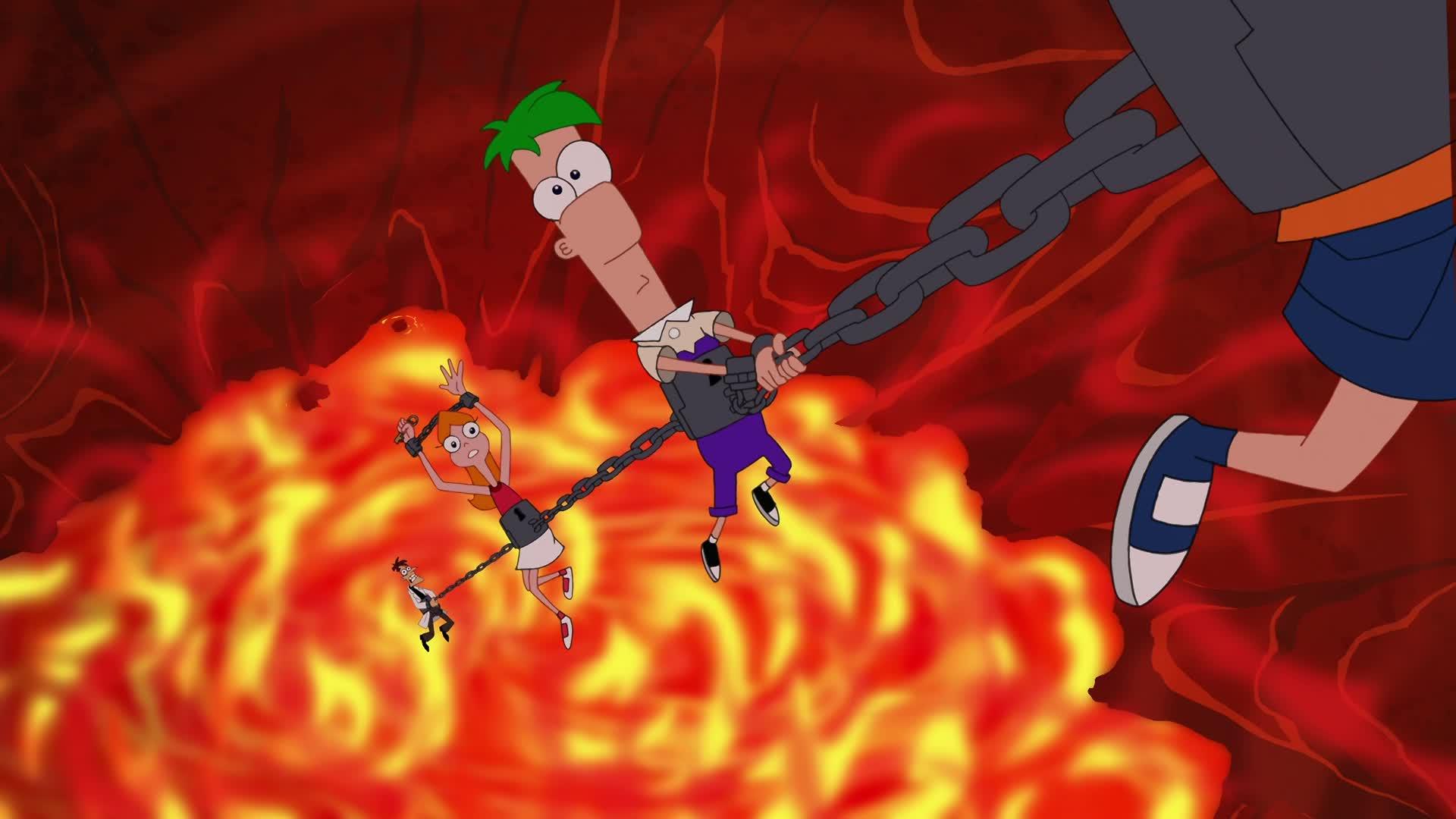 Perry, let go! What? No! No! DON'T let go! Perry, trust me! Two words ...