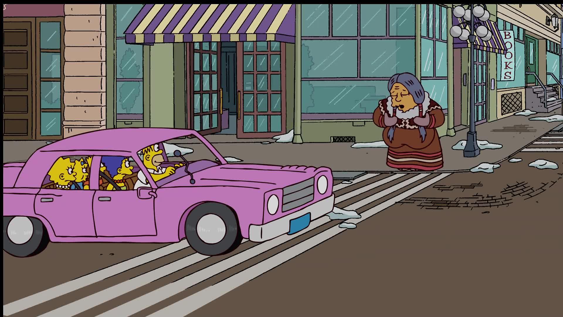 (raspy chanting) Homer, who's that? She used to be my therapist ...