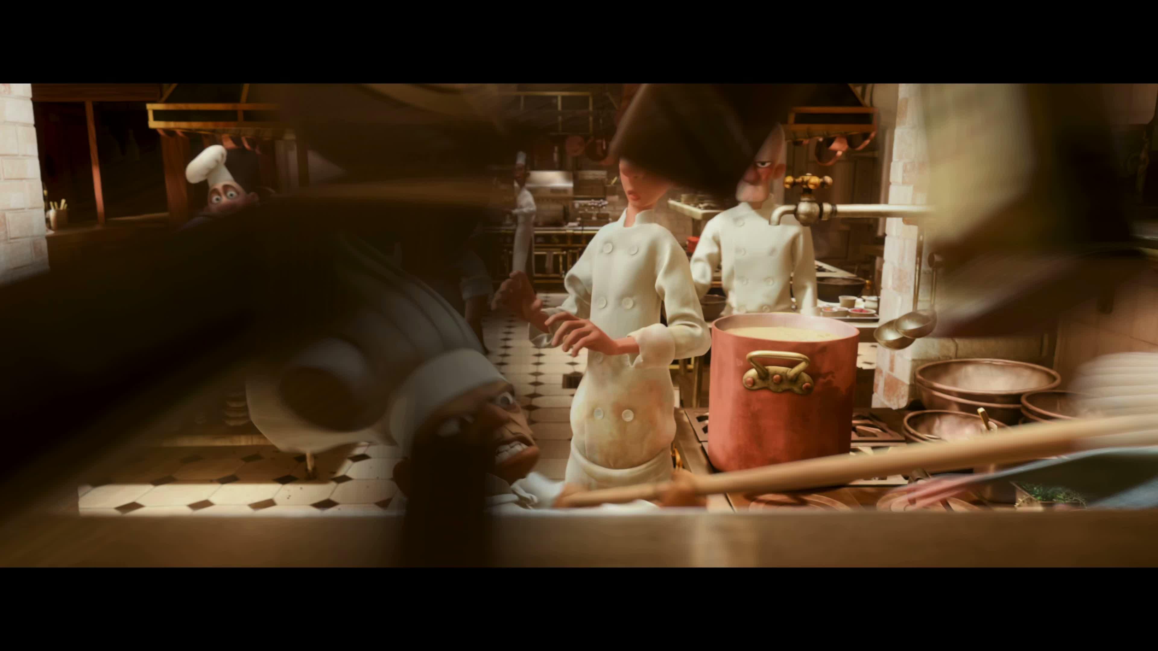 It's getting away. Get it, get it, get it. - Ratatouille | Clip.Cafe