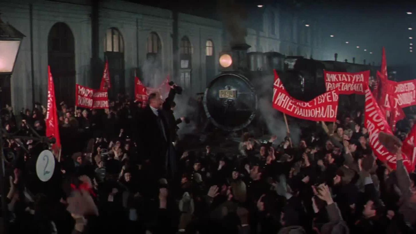 "Revolution! Revolution now! Land! Peace! All power to the Soviets ...