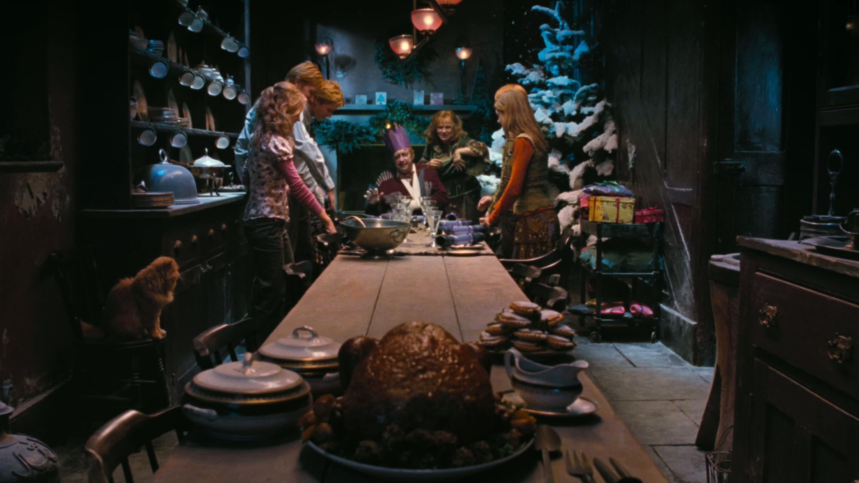 Sit down everyone, sit down. That's it, now present time. - Harry ...