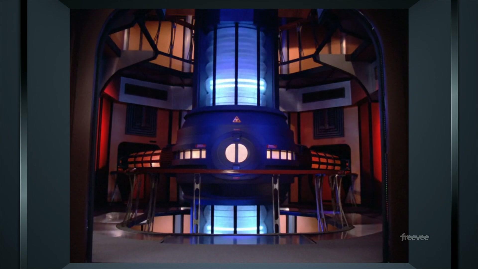 Starfleet propulsion systems involve matter and antimatter reacting ...