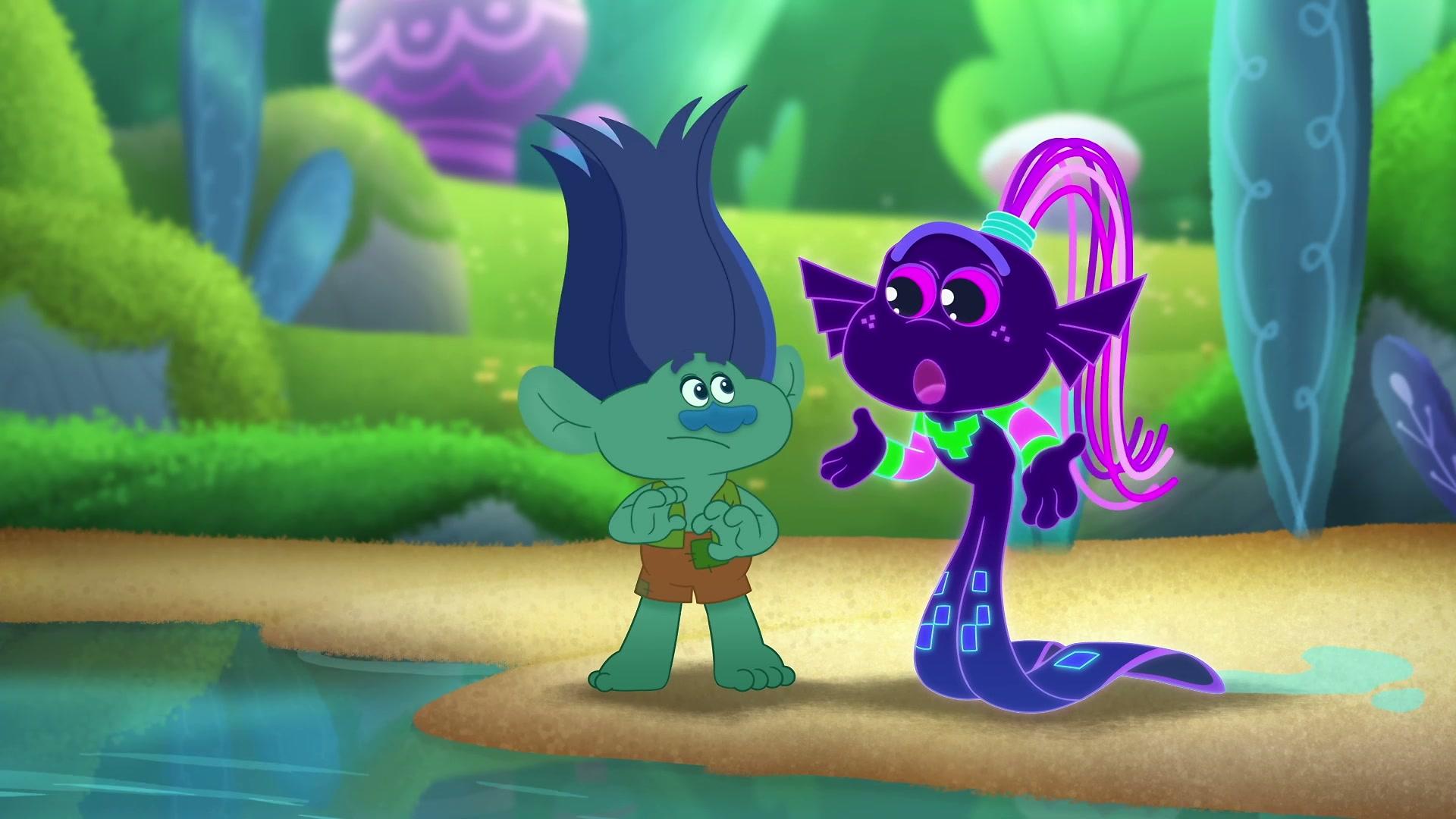 Surfing?That's a killer water vortex! - Trolls: TrollsTopia | Clip.Cafe