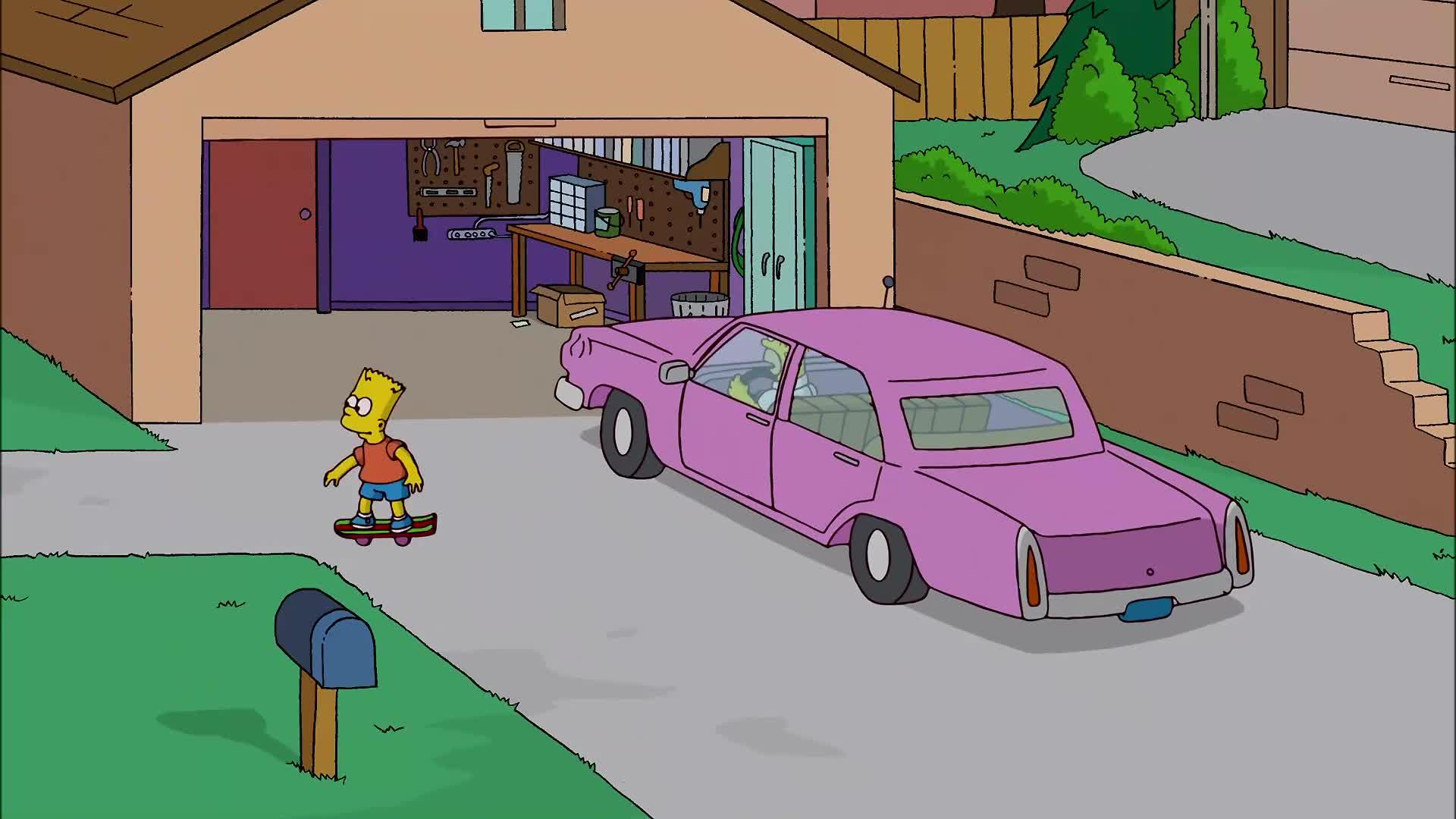 The Simpsons ♪ (tires screeching) D'oh! (grunting) (whistles blow ...