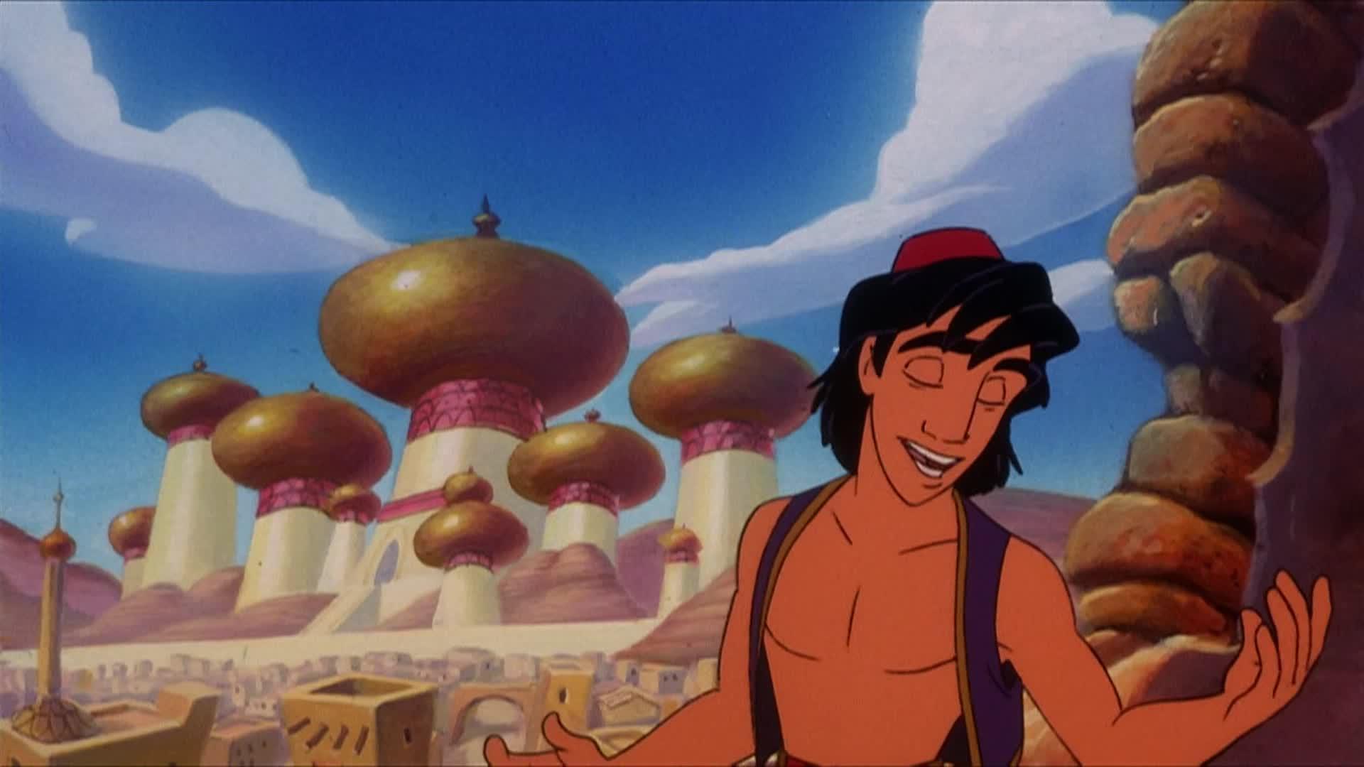 There's a party here in Agrabah, and the party's all for me. / Just ...
